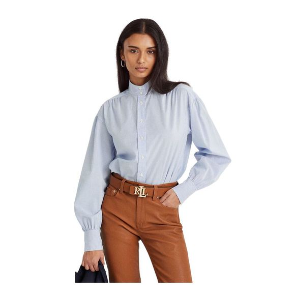 Lauren Ralph Lauren | Tops | Lauren Ralph Lauren Womens Blue Long ...